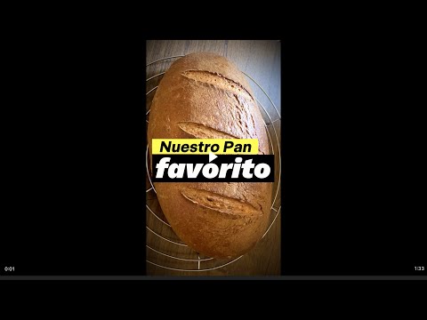 Pan de Trigo 60% y Centeno 40%. Nuestro favorito.❤️