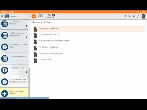 Agilix Buzz Student: Choice Activities