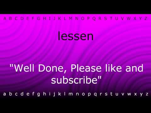 Here I will teach you how to pronounce 'lessen' with Zira.mp4