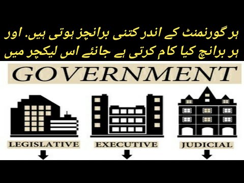 Branches of of government? Legislative, Exective, Judicial Branches. meaning of branchecs in urdu