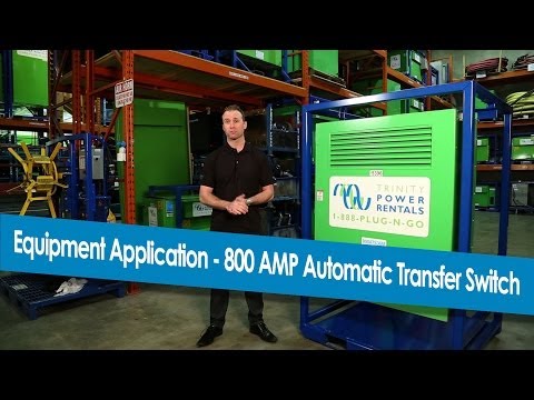 Equipment Applications 800 AMP Automatic Transfer Switch