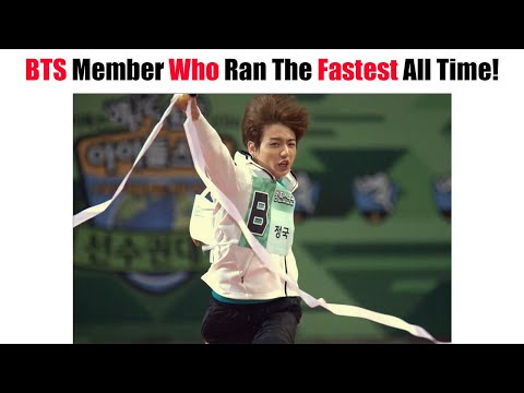 BTS Member Who Ran The Fastest!