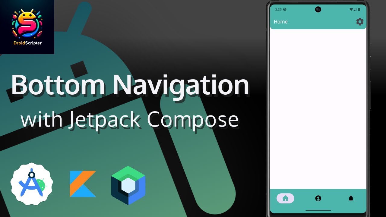 Bottom Navigation in Jetpack Compose with Material3 using Kotlin | Android Studio