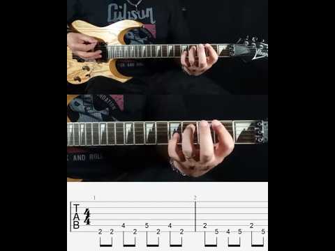 Ozzy Osbourne - Crazy Train (Riff - Verse) - Guitar lesson with TAB - Tutorial - Cover