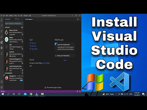 How to download and install visual studio code in windows 10 2022