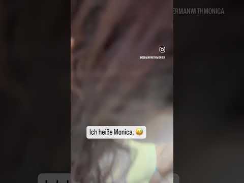 My name is Monica.ππ€ͺ#funnyvideo #funnyshorts #trendingreels #trending#germang#learngerman