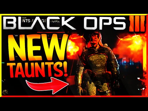 ALL NEW TAUNTS in "BLACK OPS 3"!