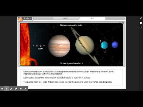 Solar System Gizmo : ExploreLearning