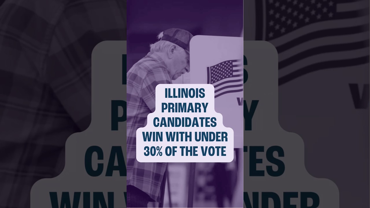 Illinois Primary Candidates Win With Under 30% of the Vote