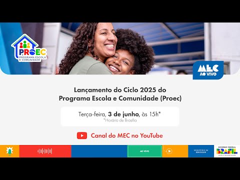 #MECAoVivo | Webconferência do Ciclo 2025 do Programa Escola e Comunidade