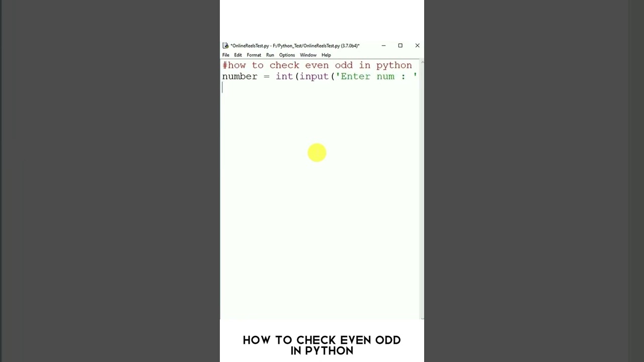 How to check Even and Odd numbers in Python 📢📣