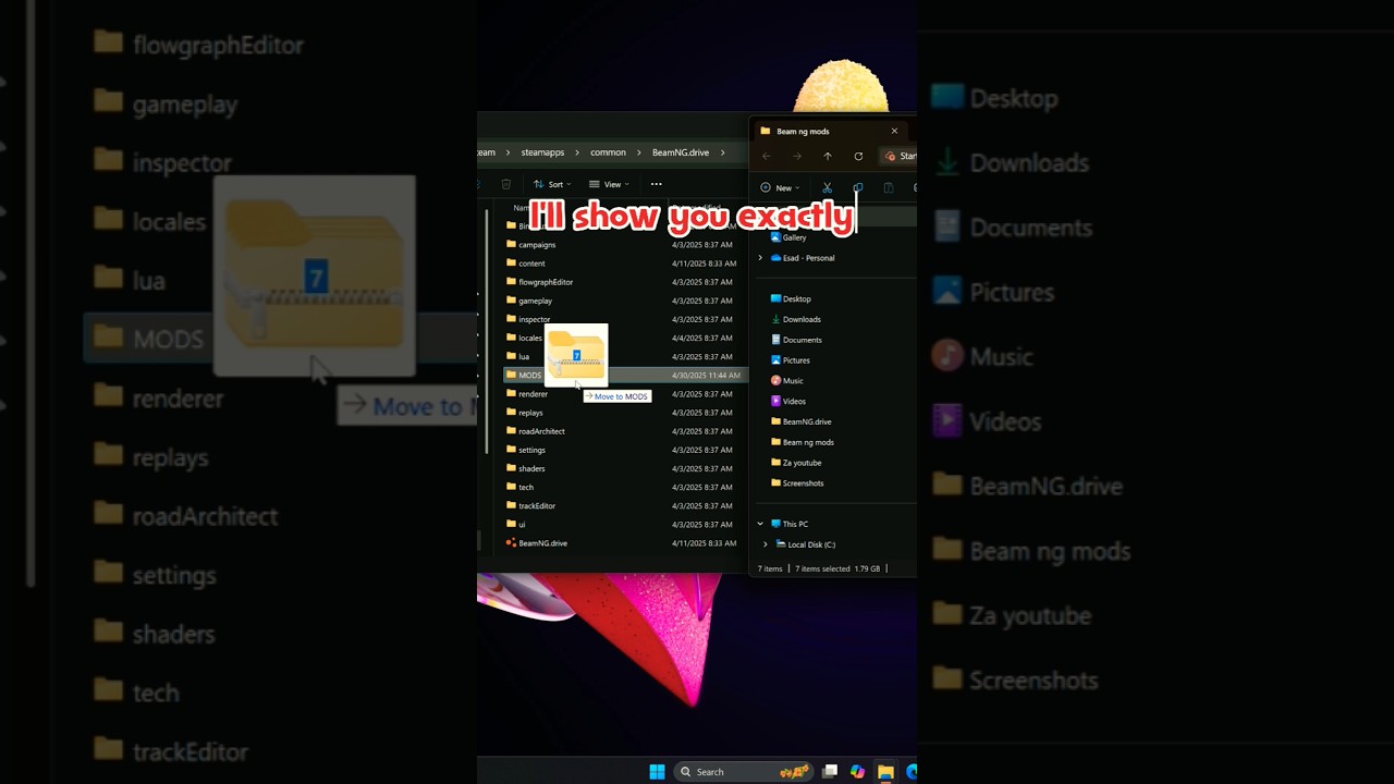 How to Install Mods in BeamngDrive in less than 2 min 2025