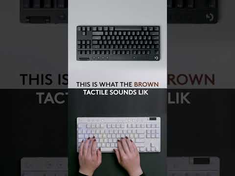 How do the keys sound on the PRO X TKL Keyboard?