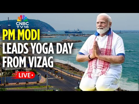 LIVE: PM Modi Takes Part in 11th International Day of Yoga Celebrations in Visakhapatnam, AP | N18L
