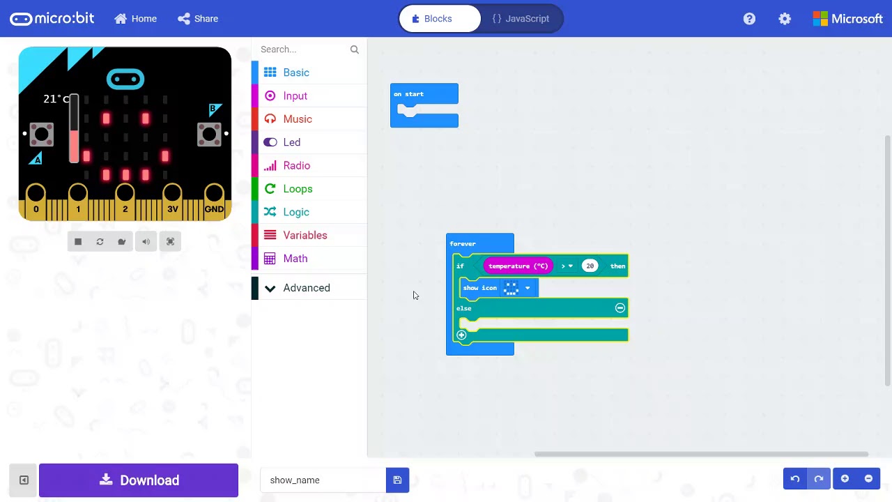 Programming Mirco:Bit  #4 - Conditionals