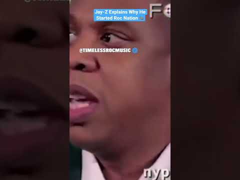 Jay-Z Explains Why He Started Roc Nation 🐐 #musicbusiness #musicindustry #jayz #recordlabel