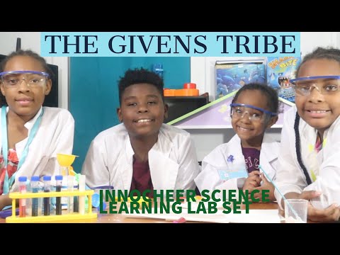The Givens Tribe Try the Science Learning Lab Set