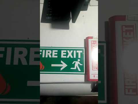 fire exit signs