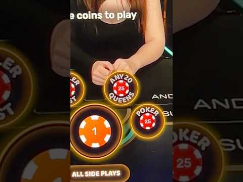 Betting $100 on just side bets 👀 #Blackjack #Betting #Casino