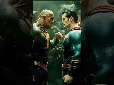 Can Superman defeat Black Adam? #DivineCrusaders #movies #Superman #blackadam