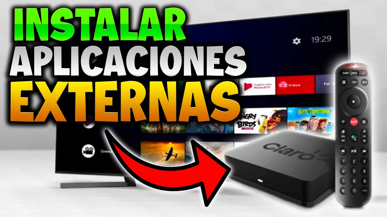 Claro TV Box, customize it as Android TV and external apps, 100% functional.