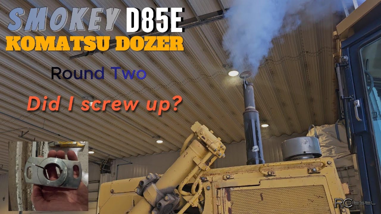 D85E Komatsu Bulldozer – Troubleshooting Blue Smoke, Rough Running, and Backfiring : RCDiesel