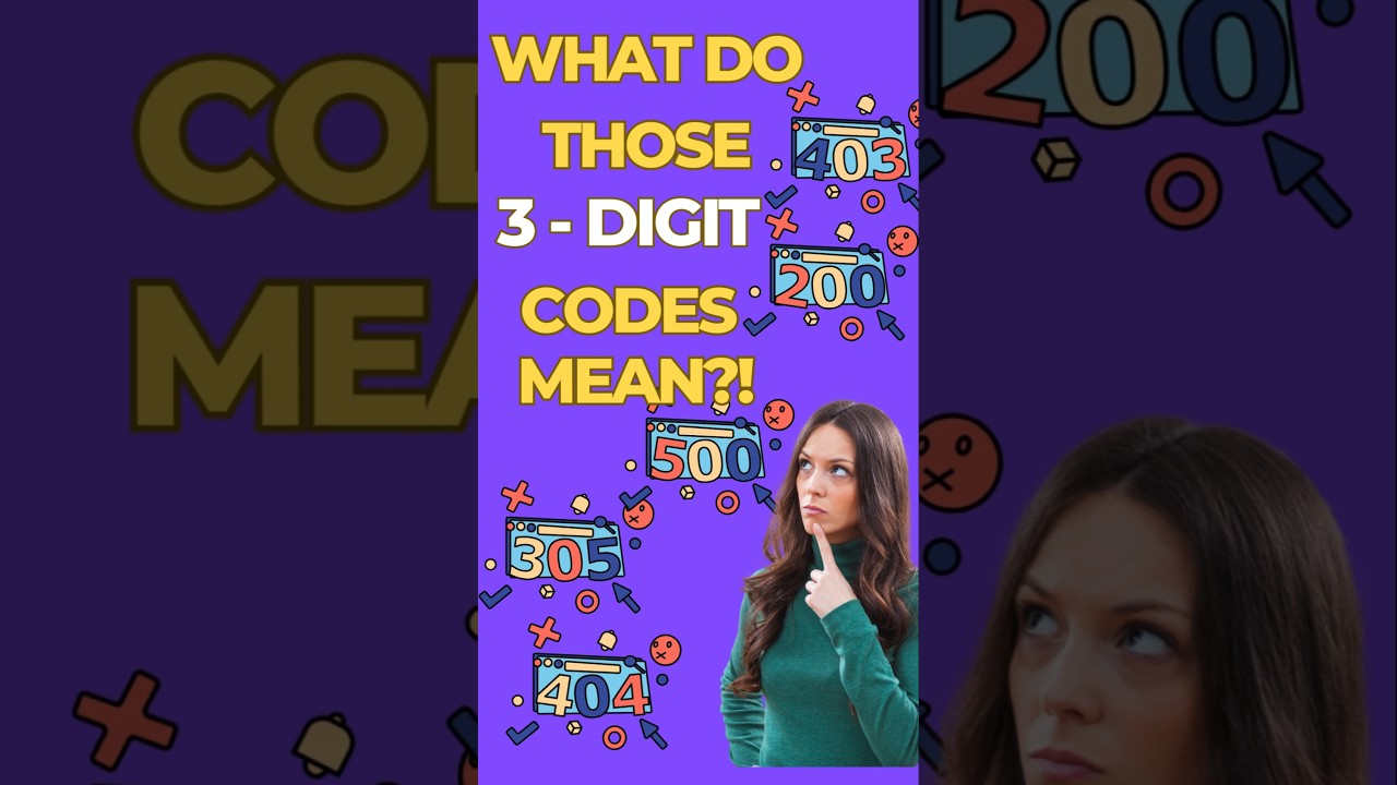 ⚡️Understanding HTTP Status Codes in 1 Minute! 🚀 #shorts #trending #webdevelopment