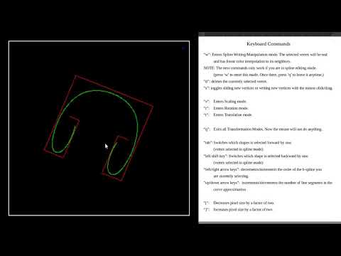 Project4Demo: Bezier Curve and B-Spline
