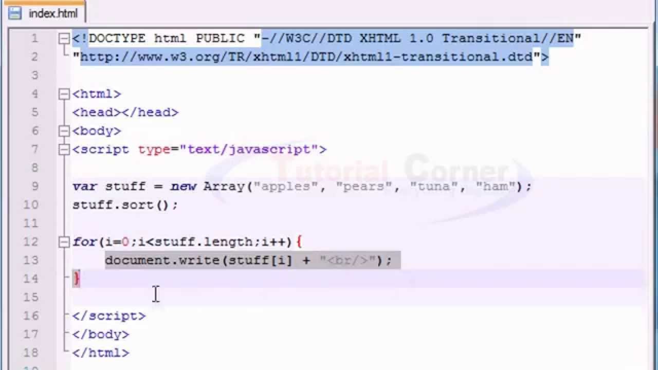 JavaScript Video Tutorial– 34/40. Cool Technique to Print Array Elements