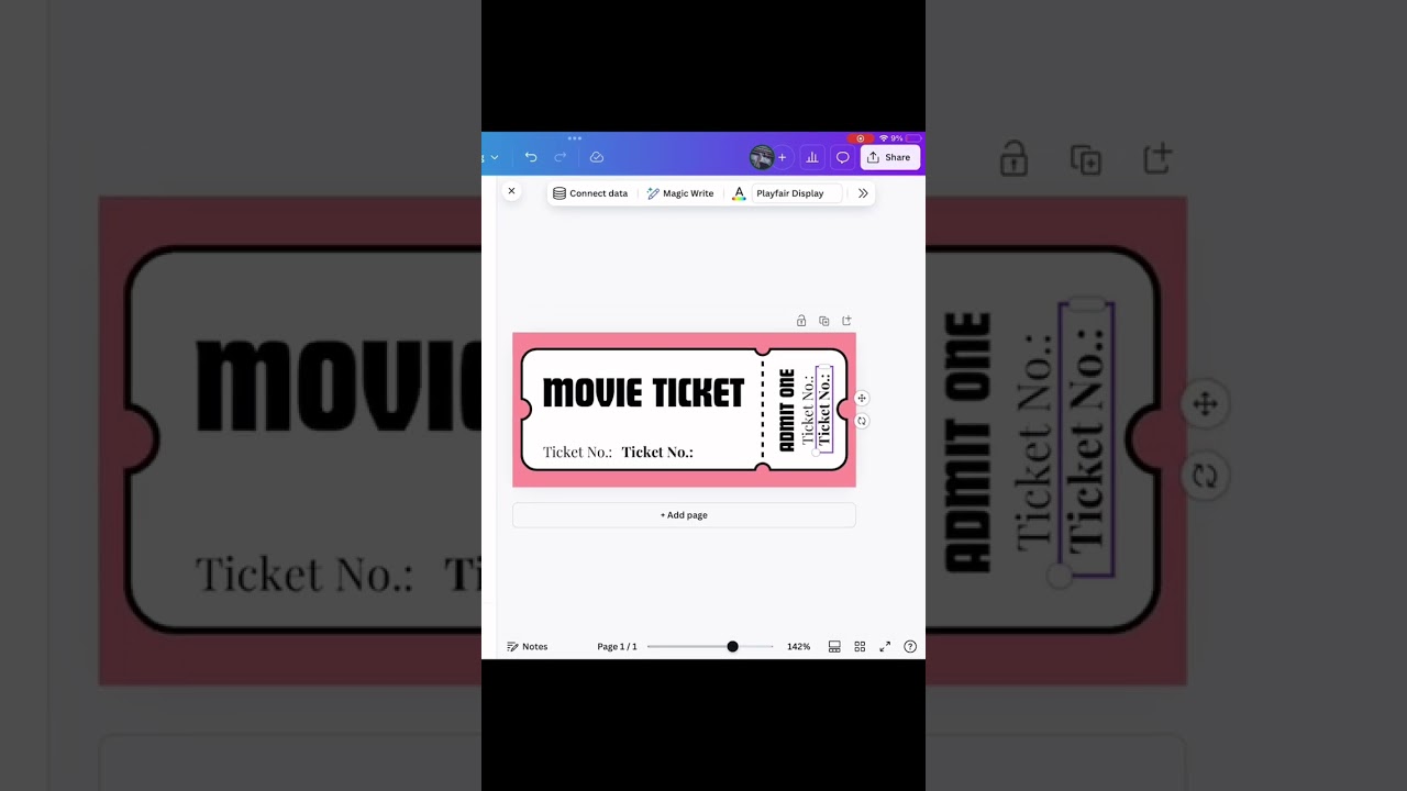 CANVA BULK CREATE | TICKET NUMBER AUTOMATION | AUTOMATIC