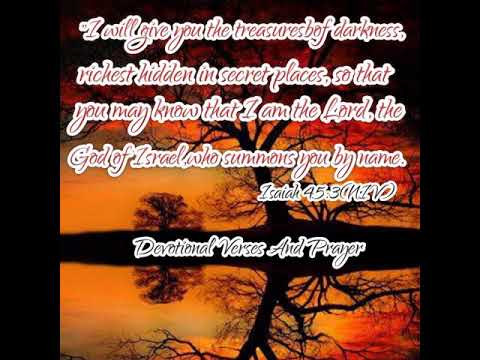 #Isaiah 45:3# Treasure In The Darkness