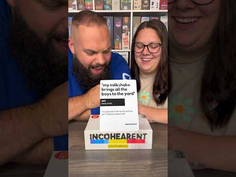 Try And Guess The Gibberish With Us In Incohearent! #boardgames #gamenight #couple #fun