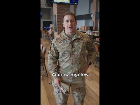Lt. Col. Andrew Bigelow explains how easy it is to donate blood