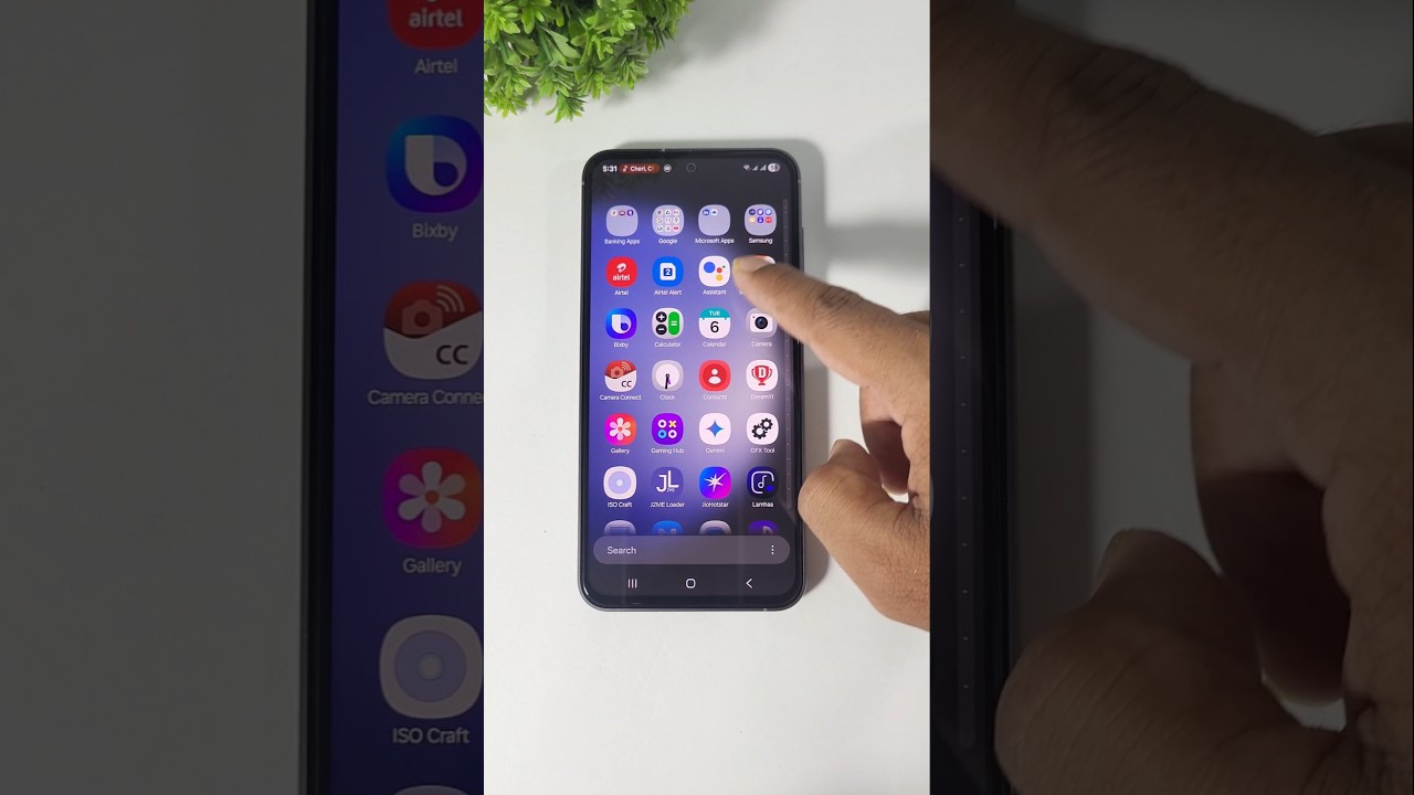 Samsung S23 FE New App Drawer One UI 7 #oneui7 #s23fe #galaxys23fe #android15