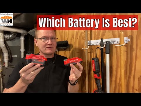 Which Craftsman Battery Should I Get? 2.0Ah vs 4.0Ah Lithium Ion V20 Max Cordless Tool Batteries