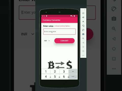 currency converter using Flutter