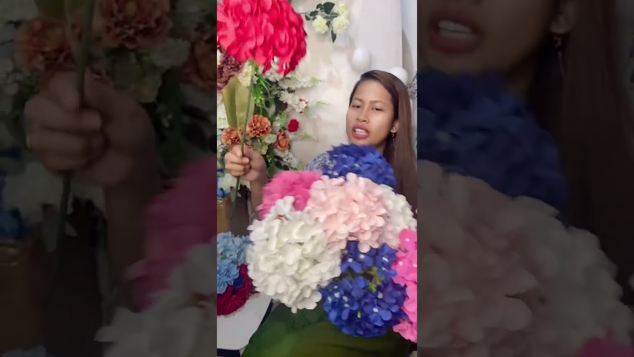 Bunga Hortensia latex premium tangkai panjang #bungaartificialmurah #flowers #bungadekorasi #florist