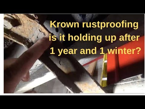 Krown rustproofing holding up after 1 year and 1 winter?
