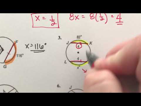 10-3 Arcs and Chords (Part 1)