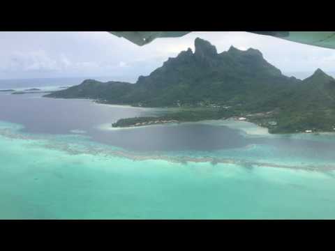 Bora Bora, French Polynesia - Landing at Motu Mute Airport HD (2017)