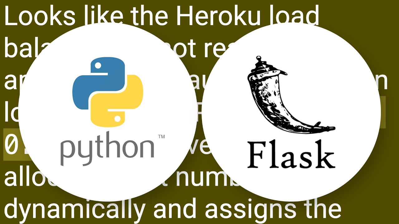 Python Flask Web API [Heroku]: It runs locally but shows Application Error when deployed