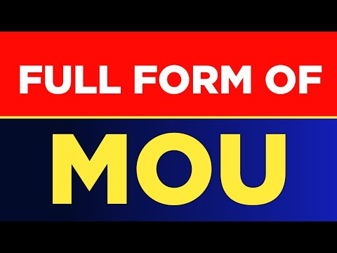 Full form of MOU | MOU ka full form kya hai | MOU full form | Free Learn University