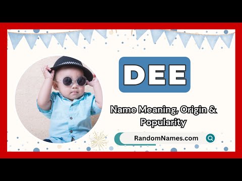 Dee - Baby Boy Name Meaning, Origin & Popularity - RandomNames.com