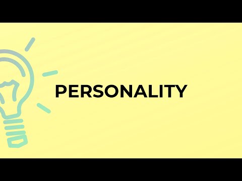 What is the meaning of the word PERSONALITY?