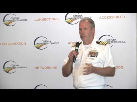 Good Morning Corona July 2017 (Captain Steve Murray, Commanding Officer of NAVSEA)