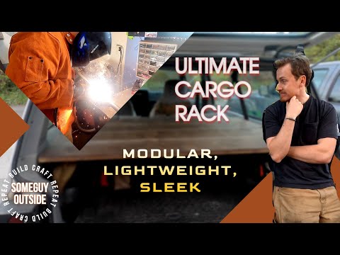 Jeep XJ cargo rack build, securing the storage in a Cherokees trunk