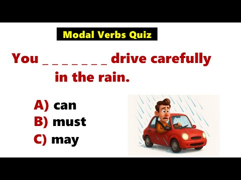 Modal Verbs Quiz With Answers | Modal Verbs In English Grammar