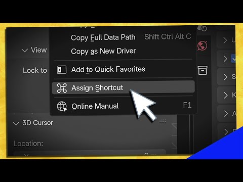 How to Create Custom Shortcuts in Blender 3D