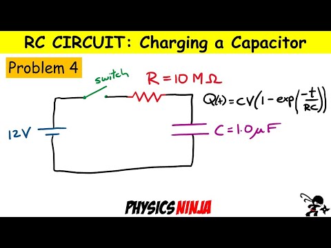 RC Circuits - Problem 4 - Charging a Capacitor