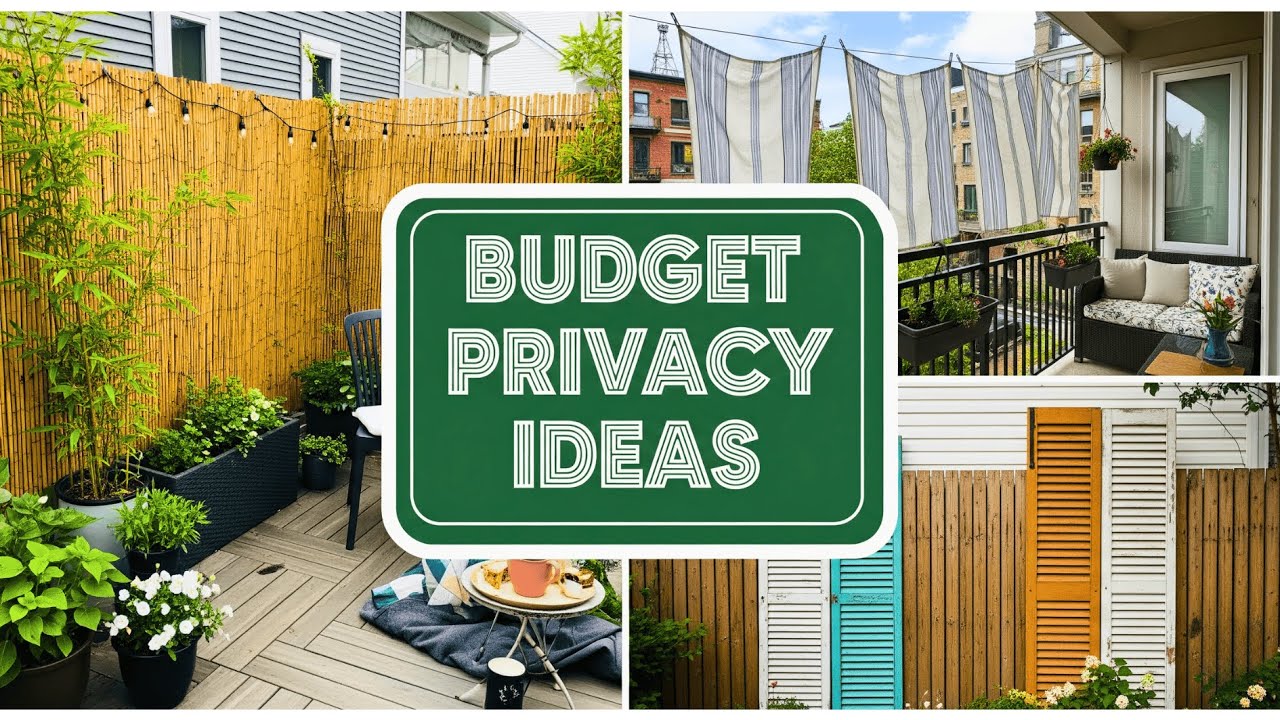 Total Privacy on a Budget: 179 CHEAP Ways to Block Nosy Neighbors